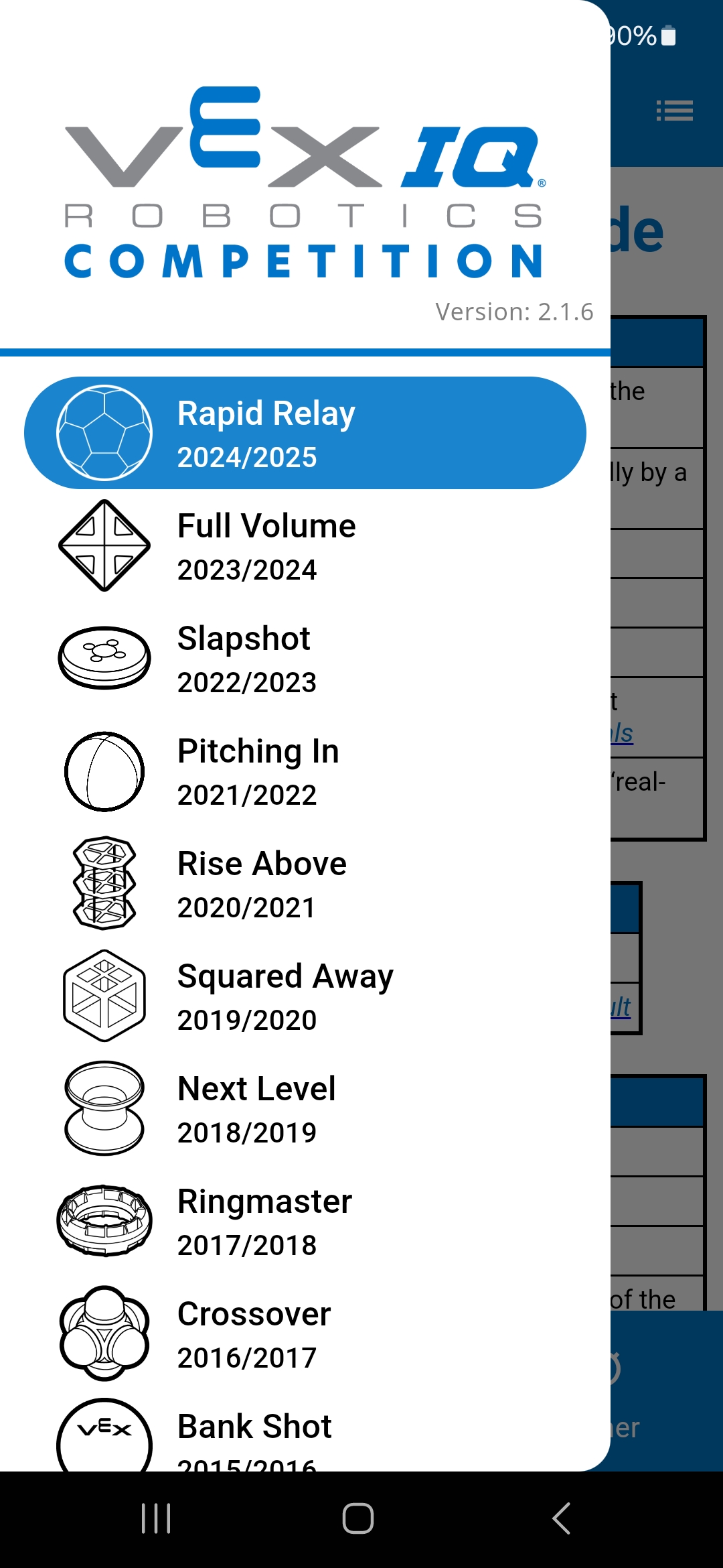 Mobile Apps for VEX Robotics Competitions – V5RC