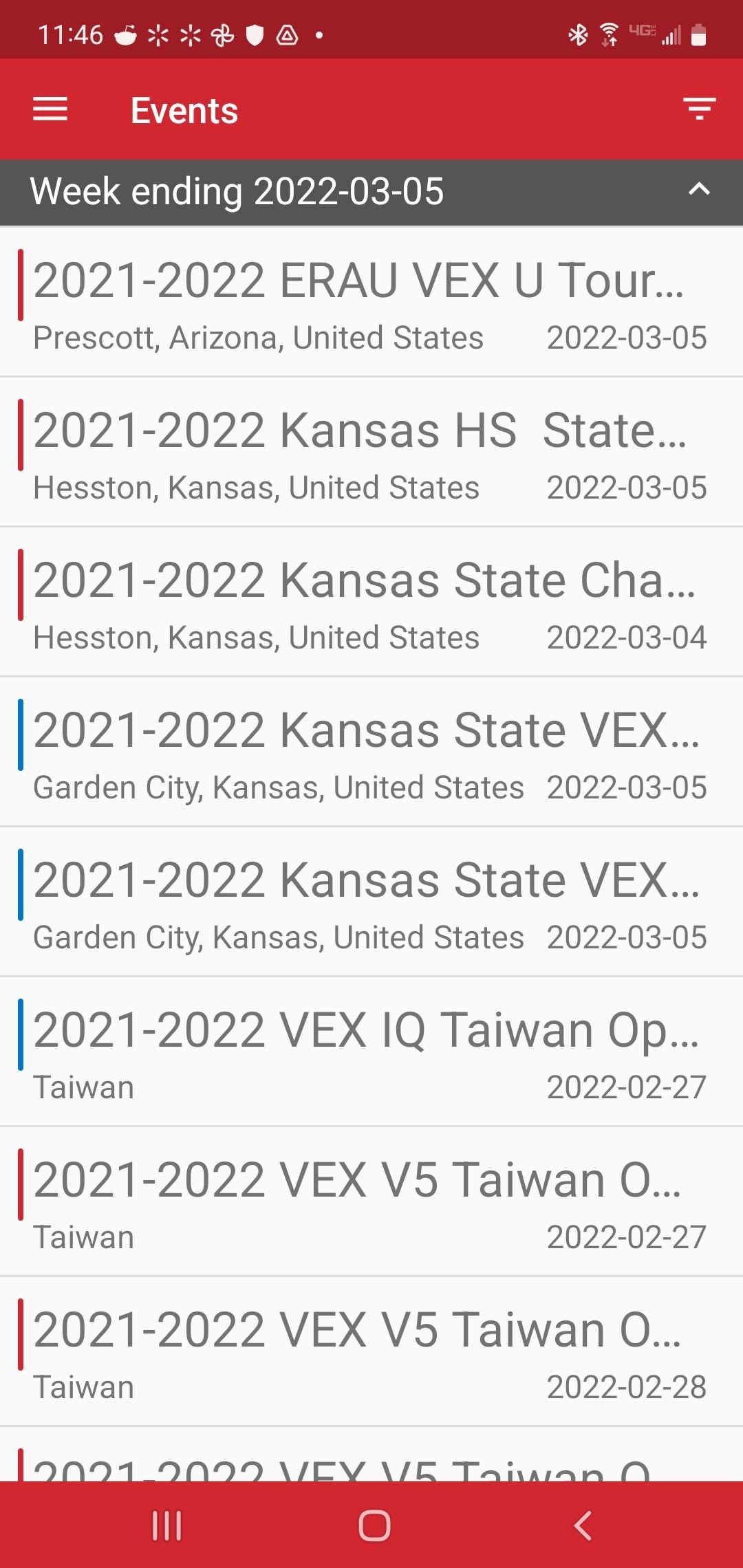 Mobile Apps for VEX Robotics Competitions – V5RC